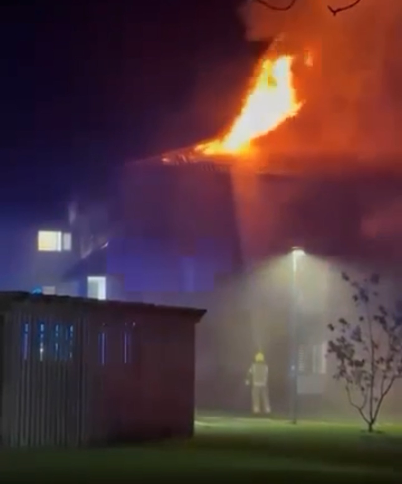 BREAKING: No injuries reported after fire devastates Arthur Vick ...